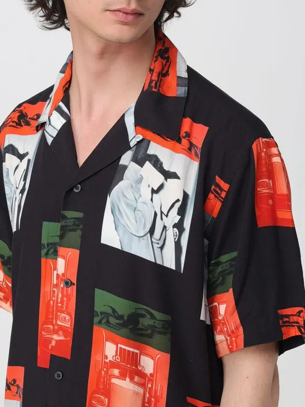 Carhartt Work In Progress Hamilton Printed Viscose Shirt - Black