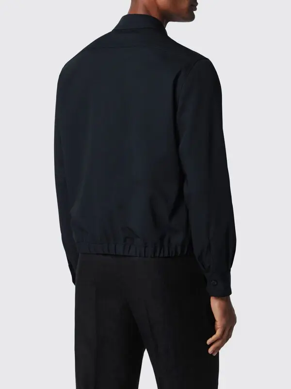 LARDINI Virgin Wool Overshirt