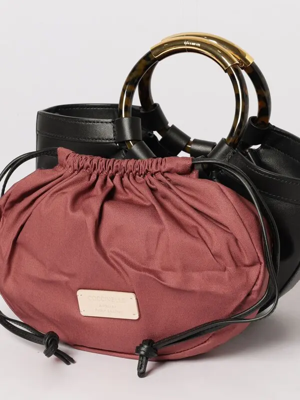 COCCINELLE Shell Small Leather Bag - Black