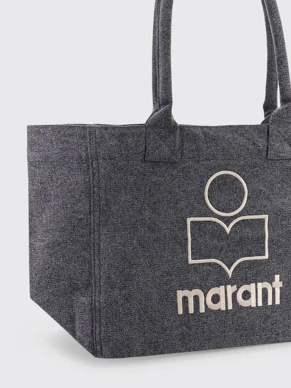 Isabel Marant Étoile Embroidered Logo Tote Bag - Black