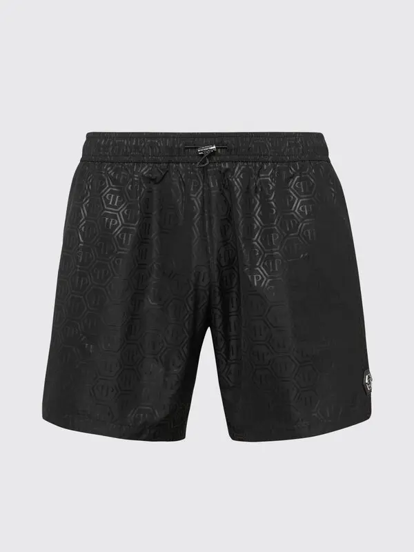 Philipp Plein Printed Polyester Swimsuit