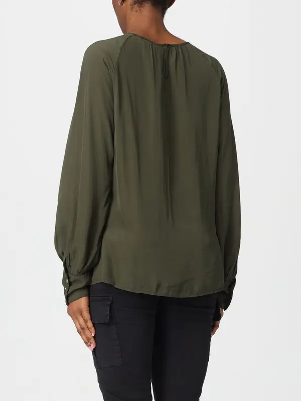 MASON'S Long Sleeve Gathered Blouse
