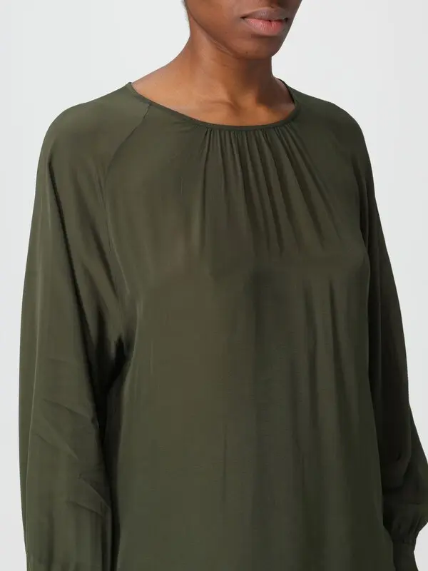 MASON'S Long Sleeve Gathered Blouse