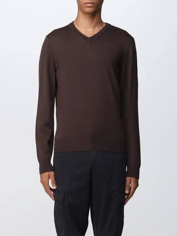 BOSS V-neck Pullover Jumper