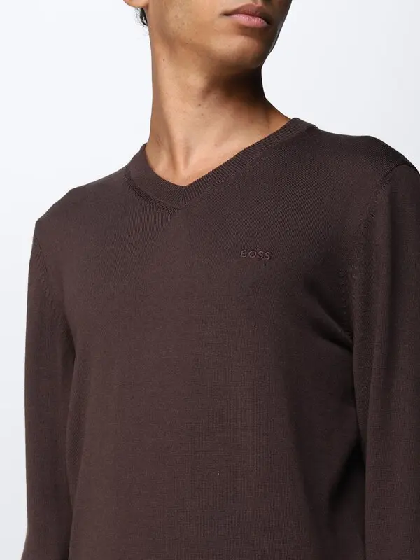 BOSS V-neck Pullover Jumper