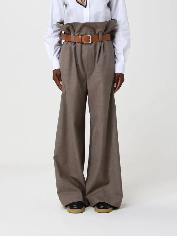 Moschino Wool Wide-leg Trousers