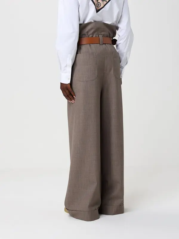 Moschino Wool Wide-leg Trousers
