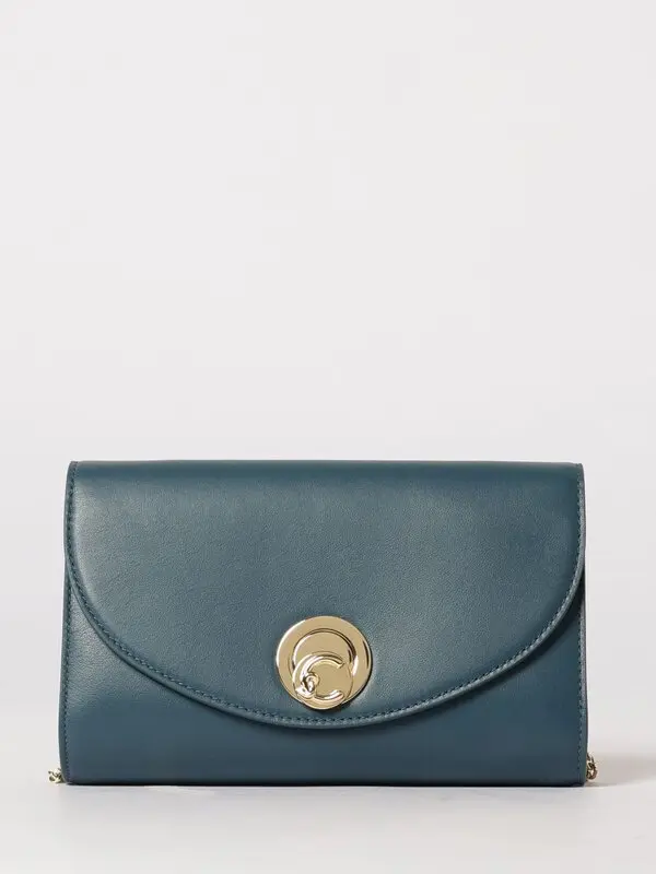 COCCINELLE Nikla Small Leather Clutch - Blue