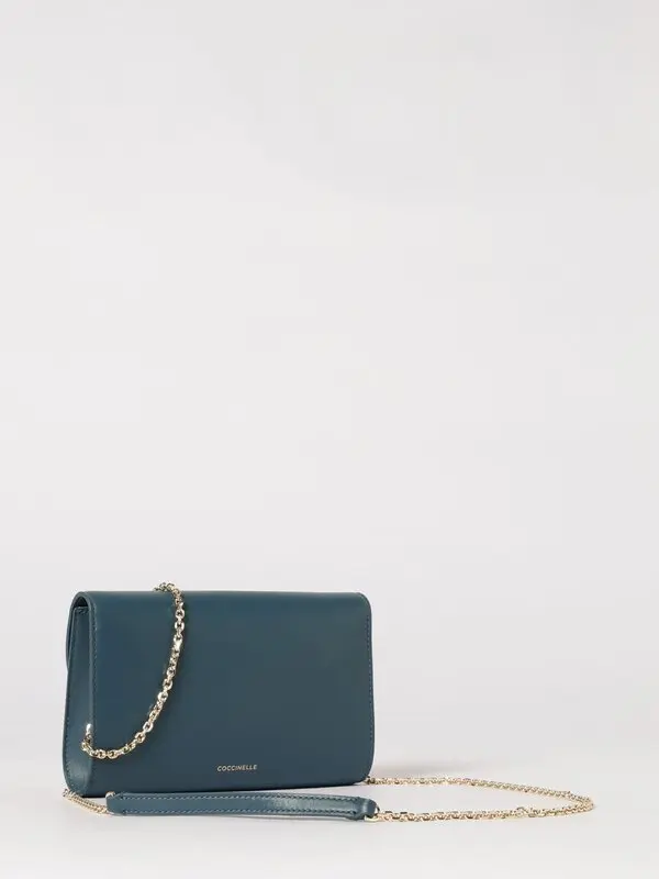 COCCINELLE Nikla Small Leather Clutch - Blue