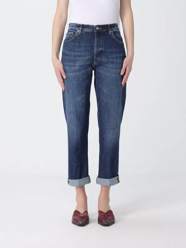 DONDUP Cropped Fit Denim Jeans