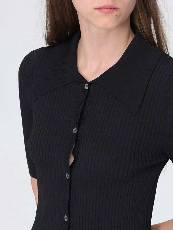 TELA Viscose Knit Polo Shirt