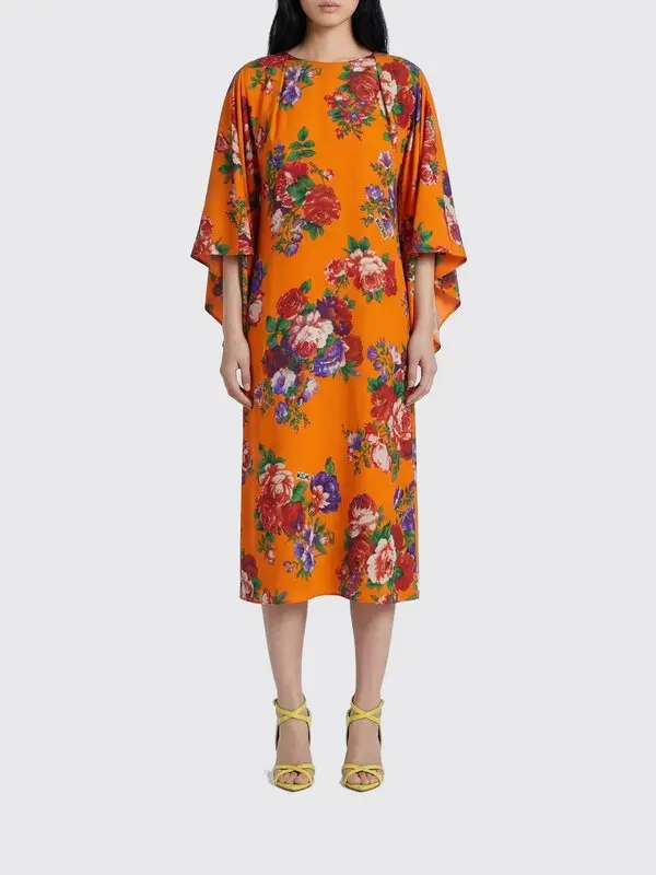 Moschino Printed Jersey Kaftan Dress