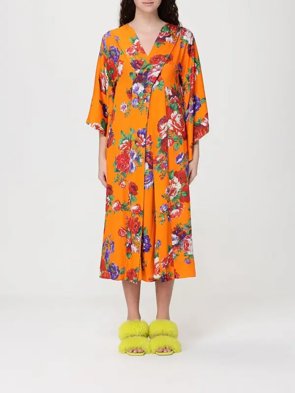 Moschino Printed Jersey Kaftan Dress - Multicolor