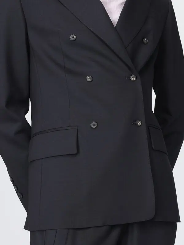 TELA Virgin Wool Double-breasted Blazer