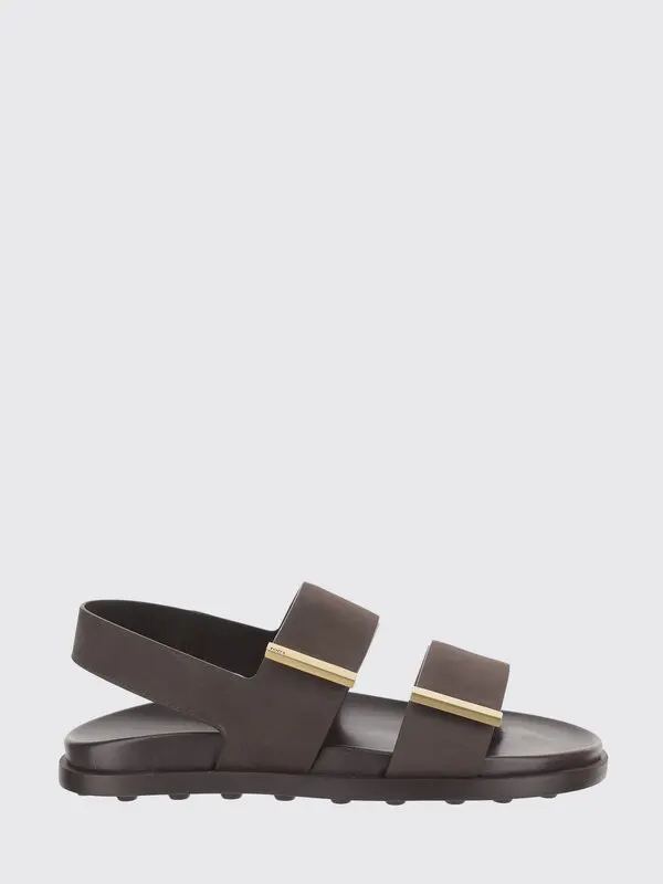 TOD'S Leather Sandals - Brown