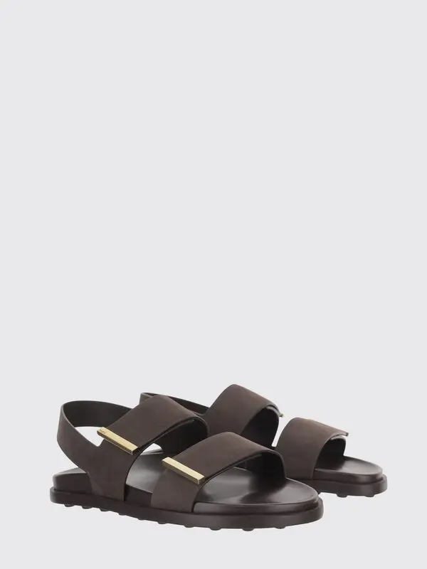 TOD'S Leather Sandals - Brown