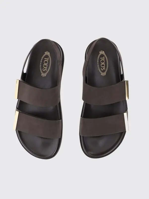 TOD'S Leather Sandals - Brown