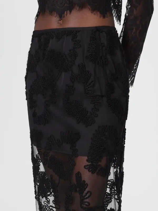 SIMONA CORSELLINI Lace Skirt
