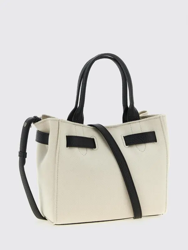 TOM FORD Audrey Cotton Twill And Leather Bag
