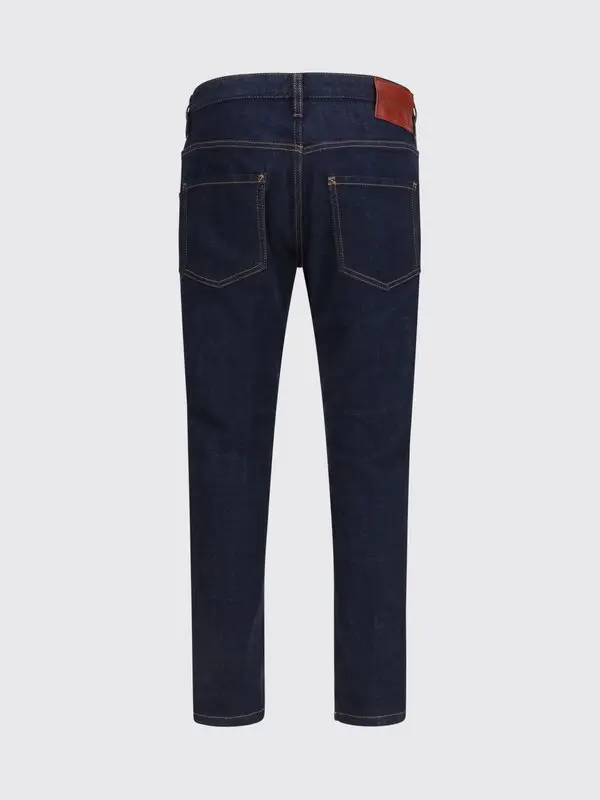 Dsquared2 Mid-rise Straight Fit Cotton Denim Jeans