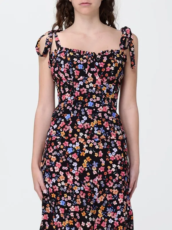 MAR DE MARGARITAS Viscose Top With Floral Print