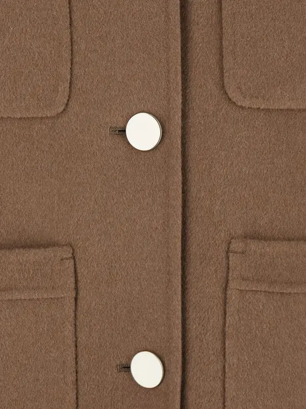 Max Mara Virgin Wool Coat - Brown
