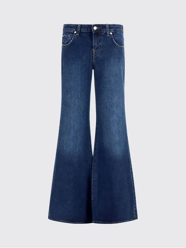 7 For All Mankind High-waisted Stretch Denim Flare Jeans