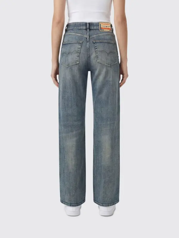 DIESEL® D-sent Wide Leg Jeans In Denim