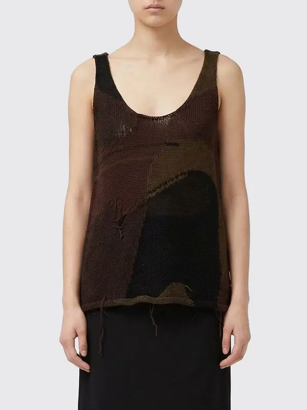 Our Legacy Abstract Pattern Organic Cotton Top