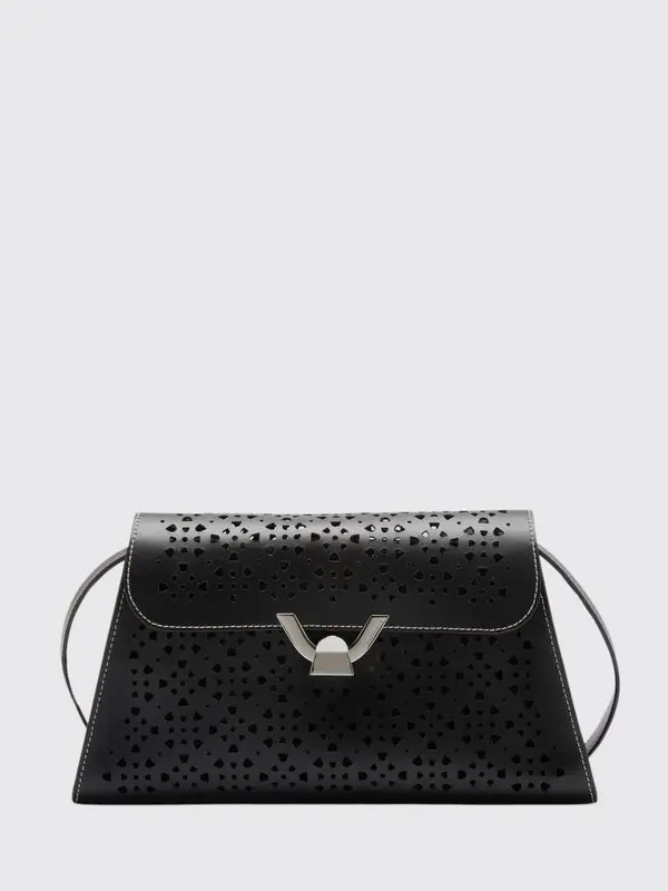 COCCINELLE Perforated Leather Crossbody Bag