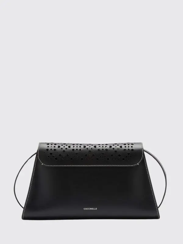 COCCINELLE Perforated Leather Crossbody Bag