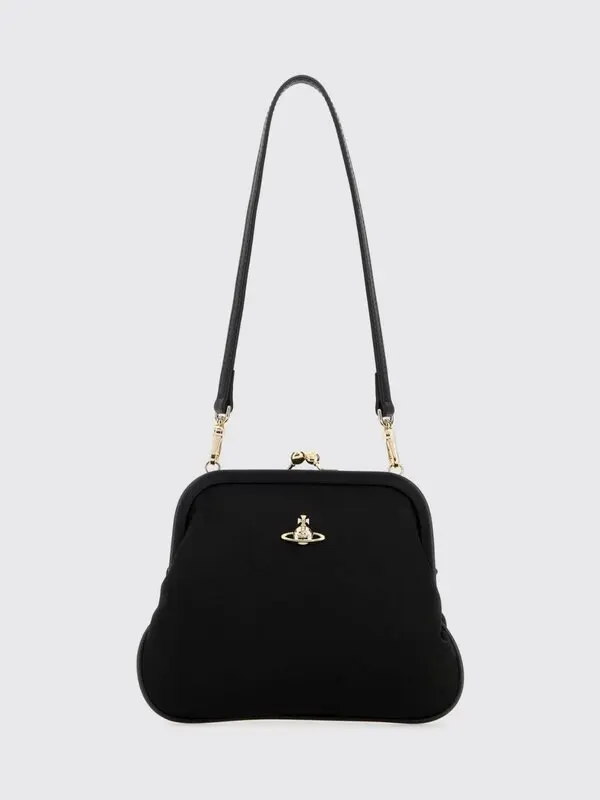VIVIENNE WESTWOOD Viscose Clutch With Orb Logo