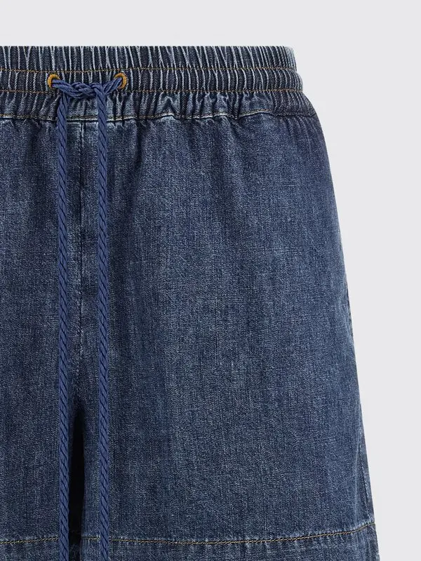 Valentino Garavani Vlogo Denim Jogging Shorts