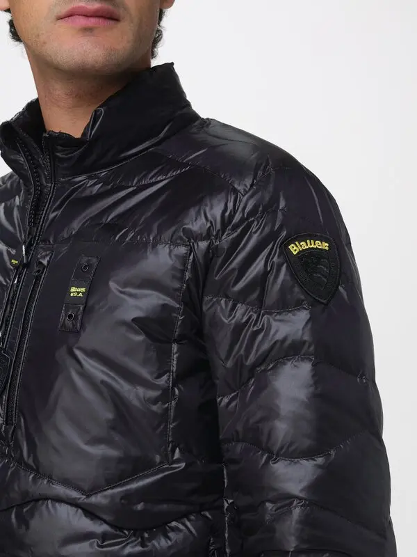 BLAUER. Padded Nylon Down Jacket - Black