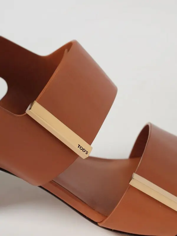 TOD'S Leather Sandal - Brown