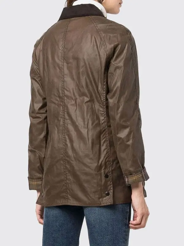 Barbour Waxed Cotton Beadnell Jacket - Brown