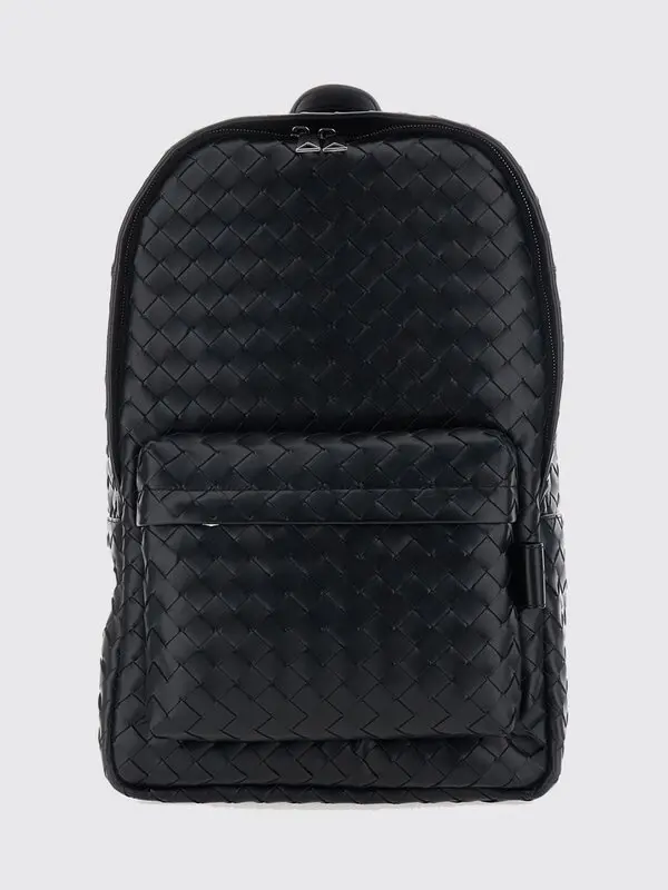 Bottega Veneta Woven Backpack - Black
