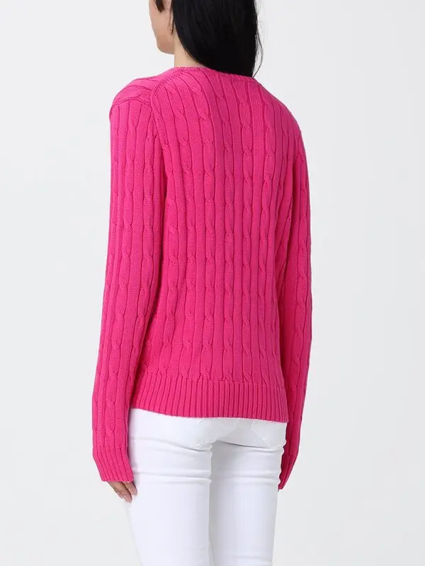 Ralph Lauren Polo Cable Knit Jumper - Orange