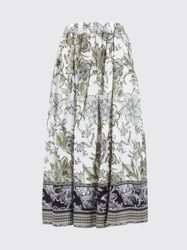 FAY Printed Viscose Skirt