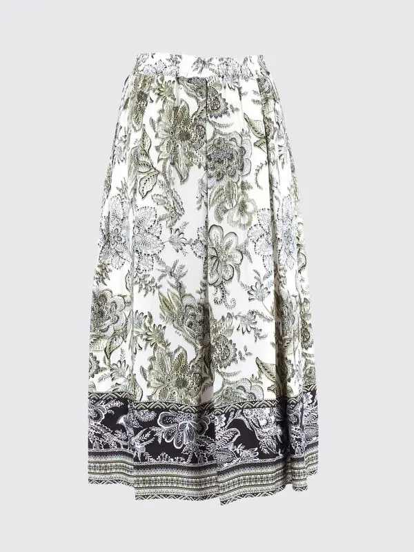 FAY Printed Viscose Skirt