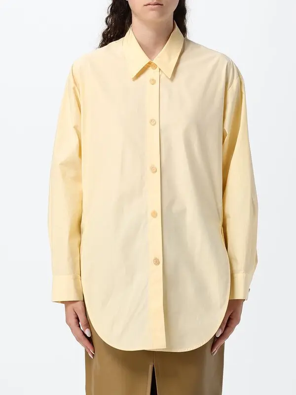 Khaite Collared Button-up Shirt - Yellow
