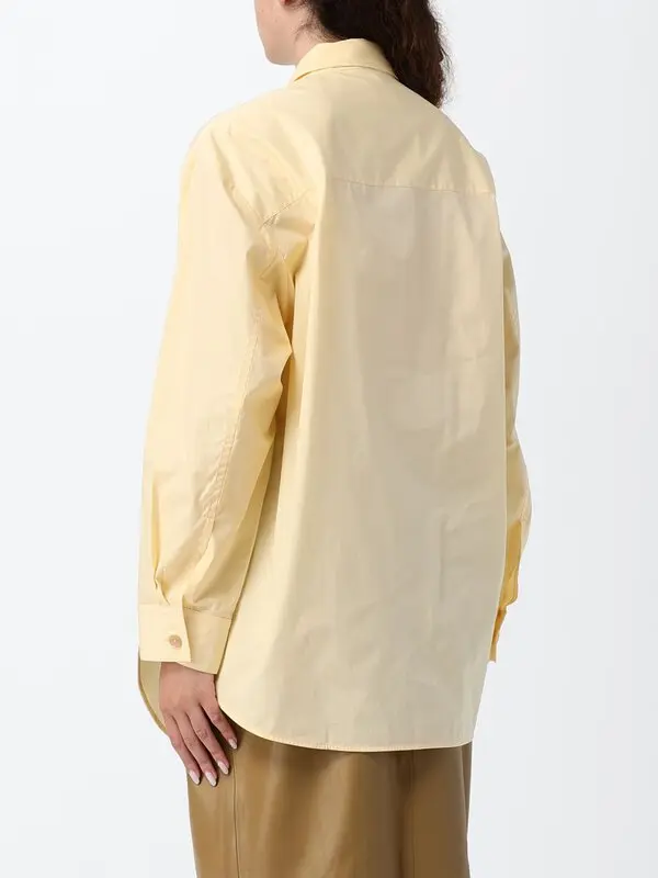 Khaite Collared Button-up Shirt - Yellow