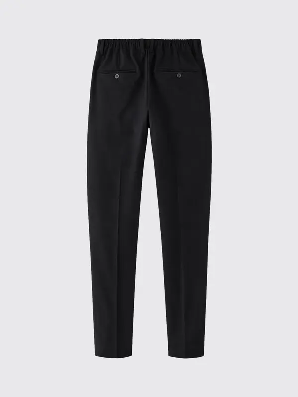 Dolce & Gabbana Virgin Wool Tailored Trousers - Black