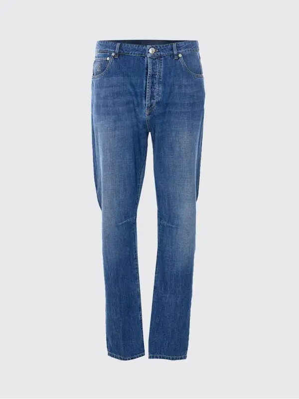 Brunello Cucinelli Slim Fit Denim Jeans - Blue