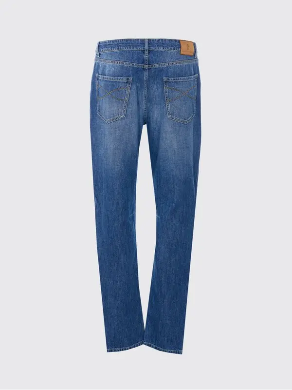 Brunello Cucinelli Slim Fit Denim Jeans - Blue