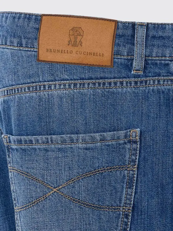 Brunello Cucinelli Slim Fit Denim Jeans - Blue