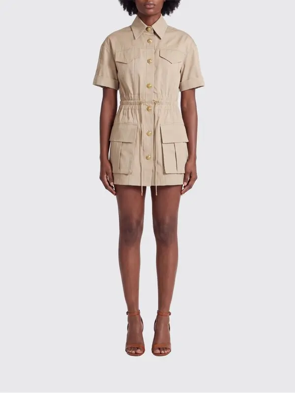 Balmain Cotton Shirt Dress