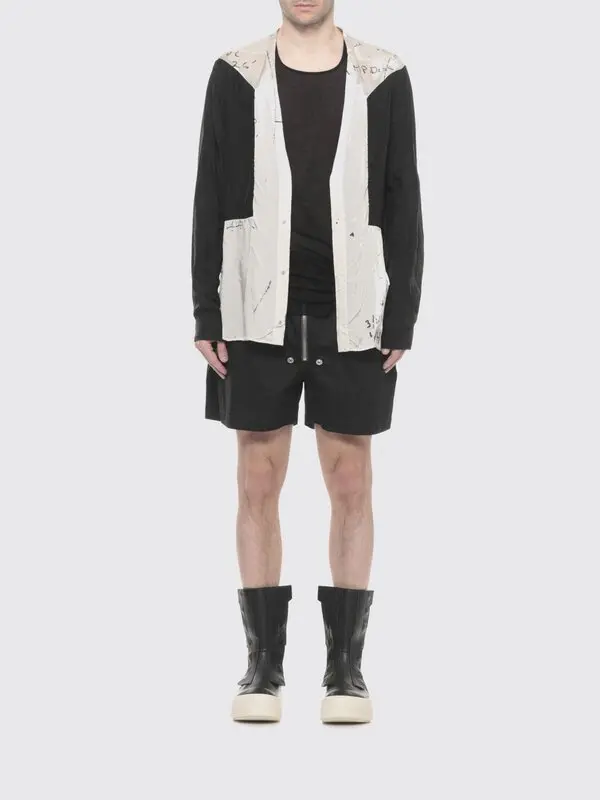 Rick Owens Larry Fogpocket Printed Cotton Blend Shirt