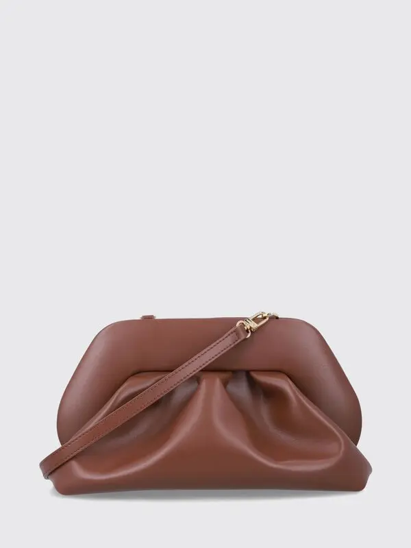 THEMOIRE Bios Vegan Leather Clutch - Brown