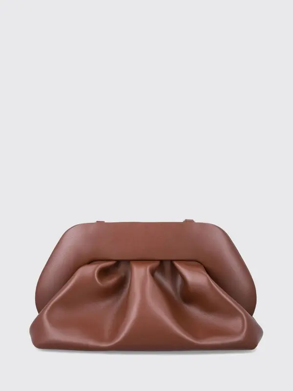 THEMOIRE Bios Vegan Leather Clutch - Brown